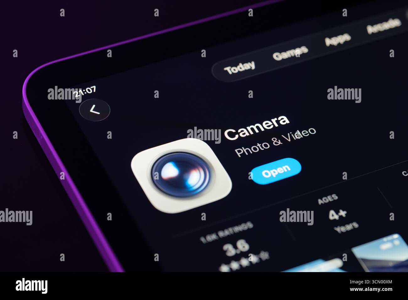 Camera app screen interface hi-res stock photography and images - Alamy