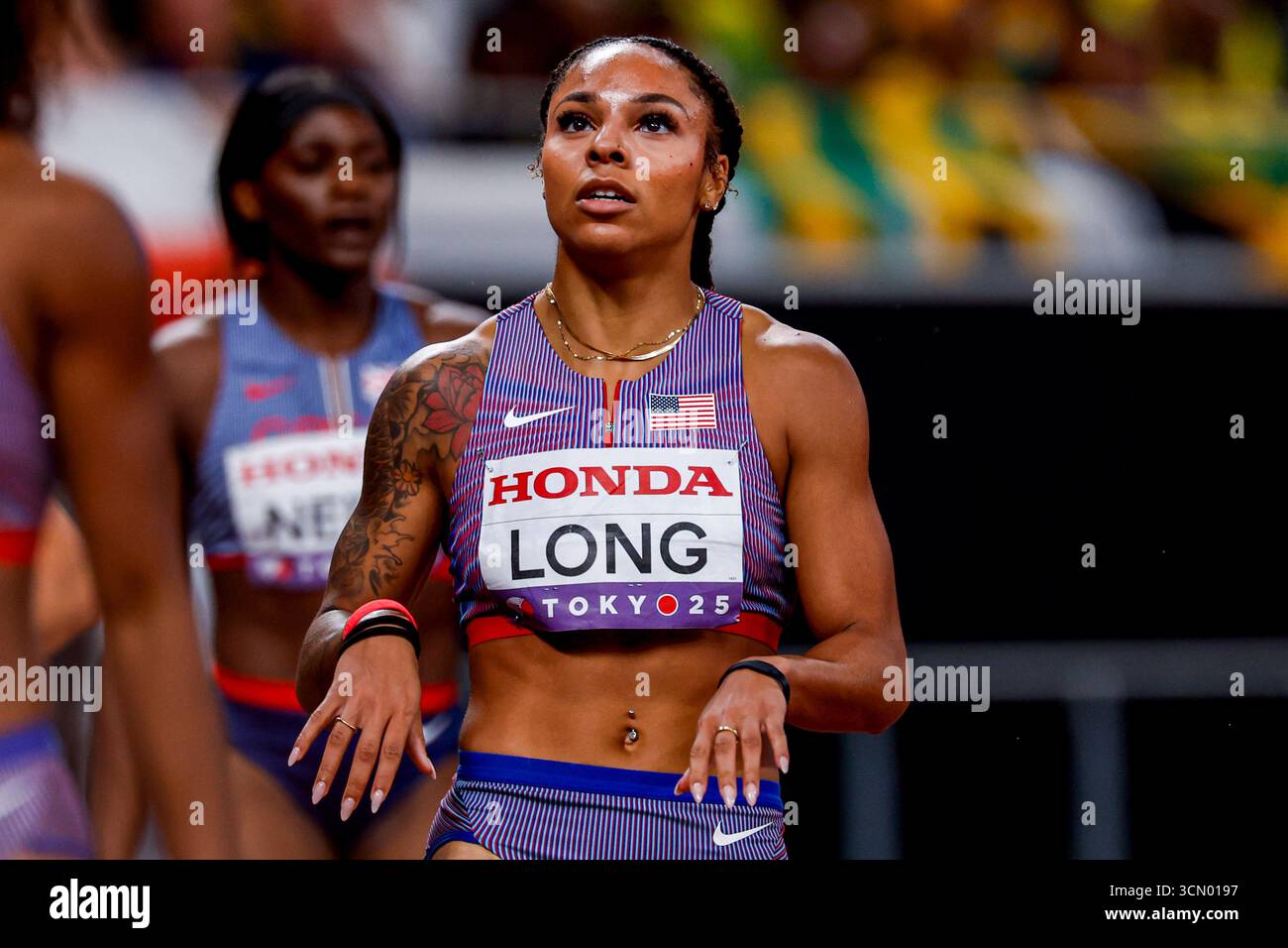 Mckenzie Long of United States of America competing in the Women's 200 ...