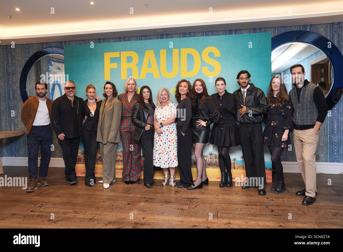 (left to right) Christian Cooke, Lee Boardman, Thais Martin, Suranne ...