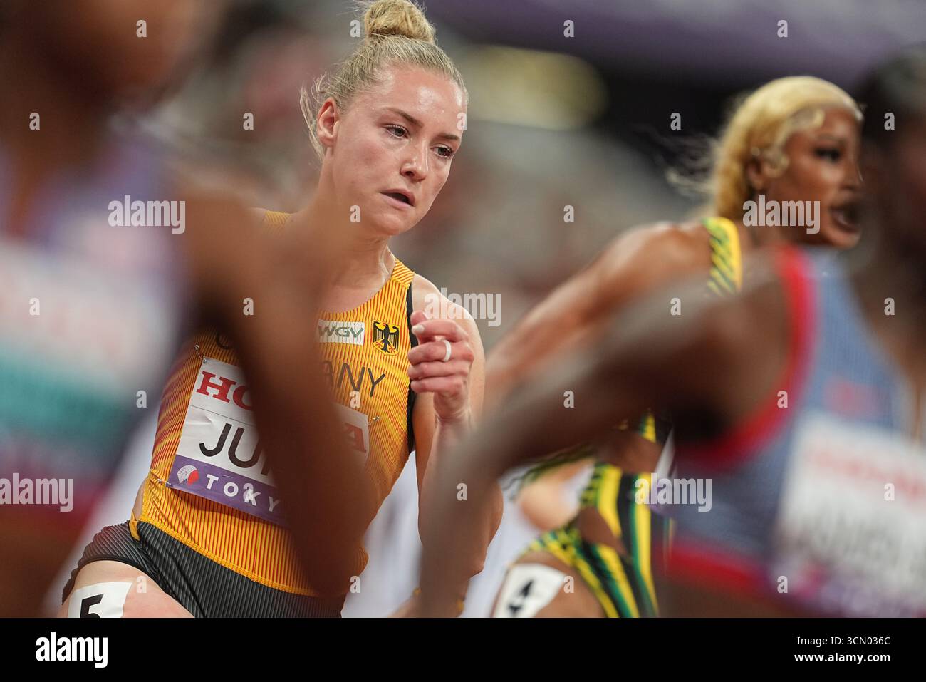 18 September 2025, Japan, Tokio: Athletics: World Championships, Sophia Junk from Germany in the ...