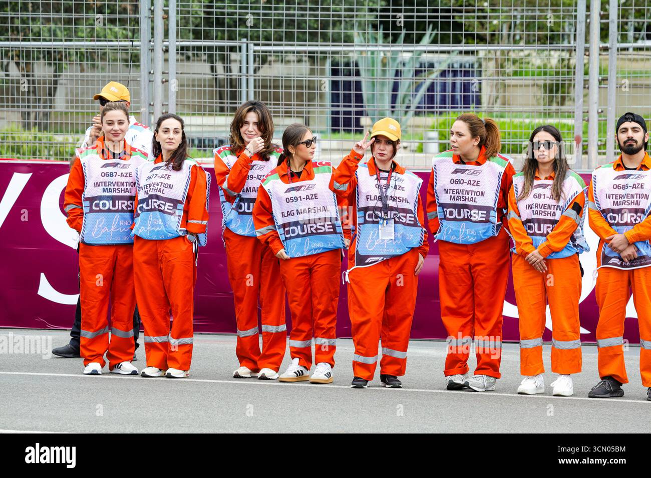 Women Marshalls during the 2025 Formula 1 Qatar Airways Azerbaijan ...