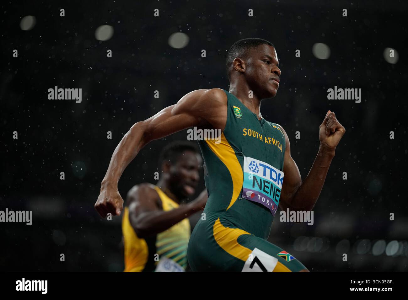 Jamaica's Rusheen McDonald competes in the men's 400 meters final at ...