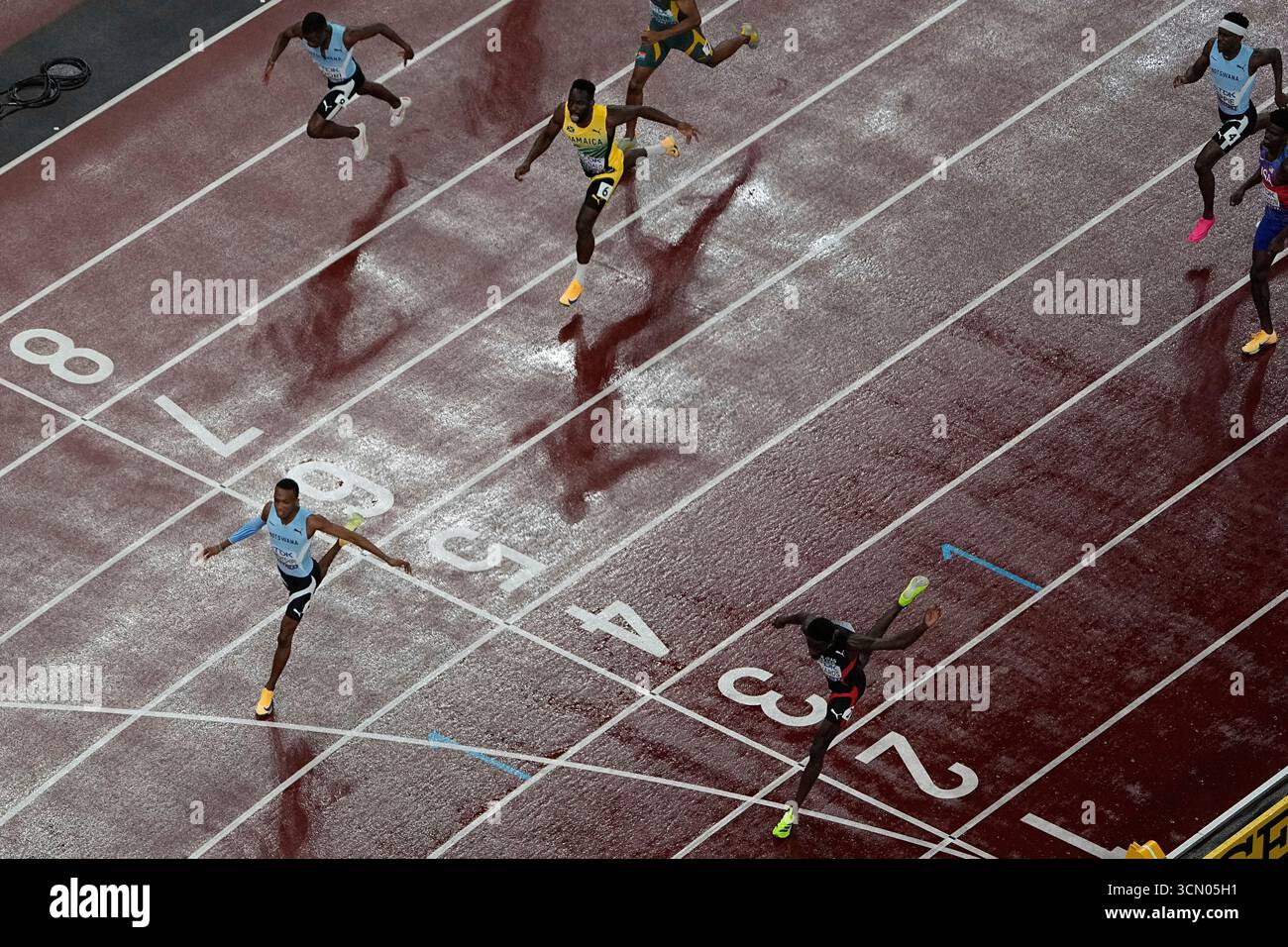 Botswana's Busang Collen Kebinatshipi, 5, wins the men's 400 meters ...