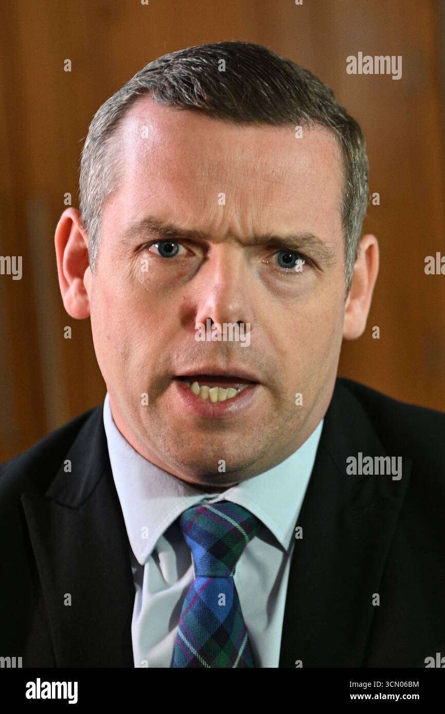 Edinburgh Scotland, UK 18 September 2025. Douglas Ross MSP at the ...