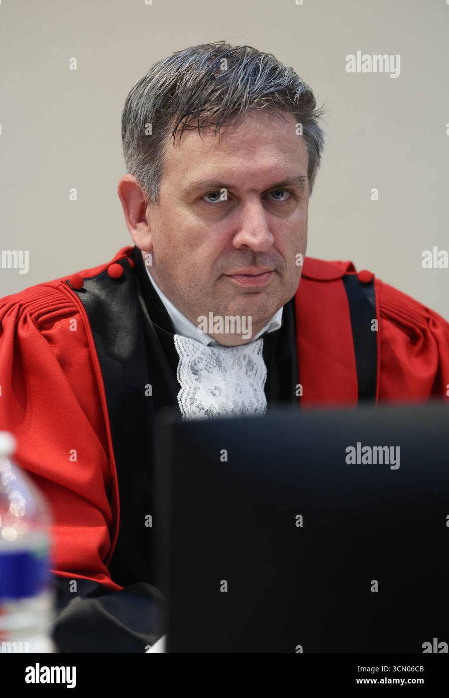 Public prosecutor David Dufrasnes pictured during the composition of ...