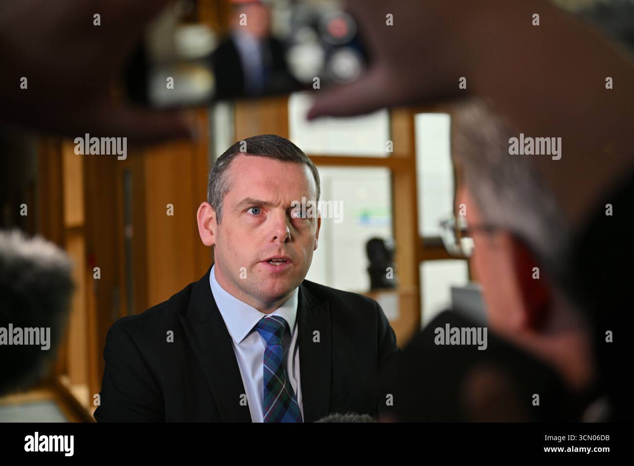 Edinburgh Scotland, UK 18 September 2025. Douglas Ross MSP at the ...