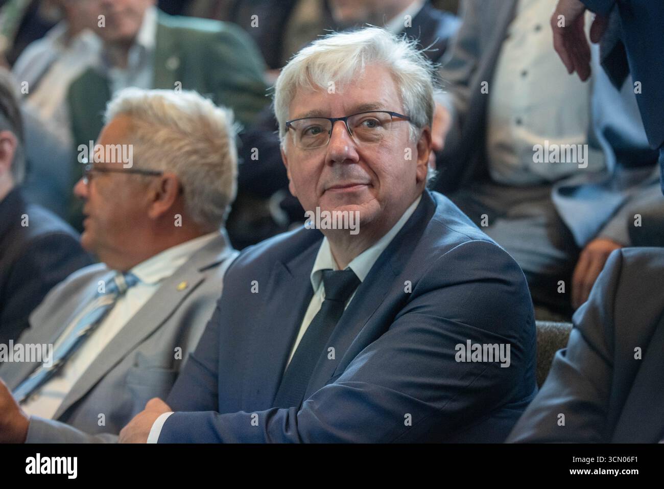 Niras-Ondraf director-general Marc Demarche is pictured at the laying ...