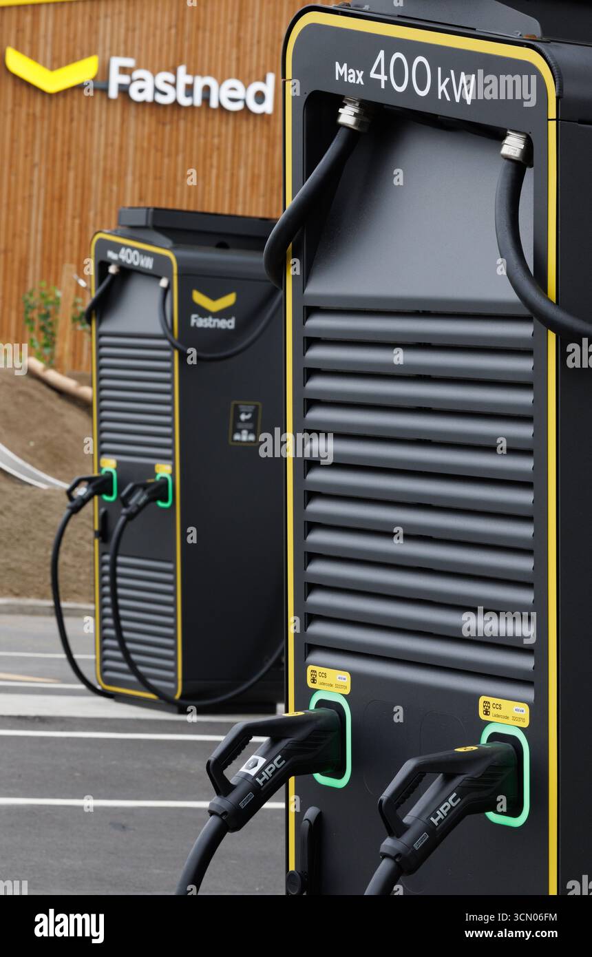 Gent, Belgium. 18th Sep, 2025. Illustration picture taken at a Fastned ...