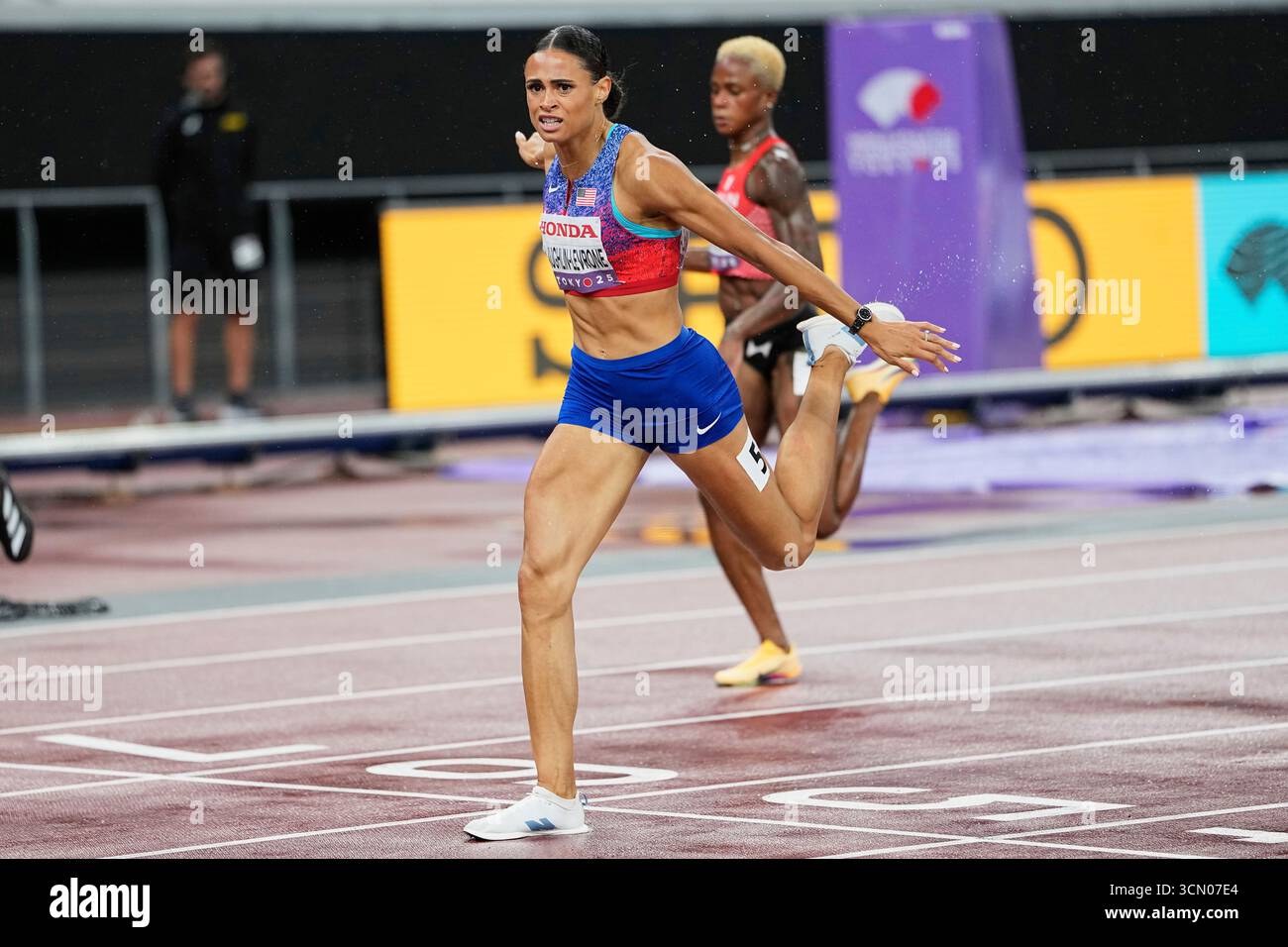 United States' Sydney McLaughlin-Levrone wins the women's 400 meters ...