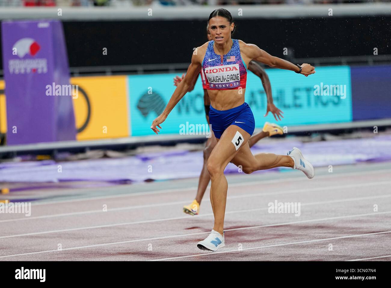 United States' Sydney McLaughlin-Levrone wins the women's 400 meters ...