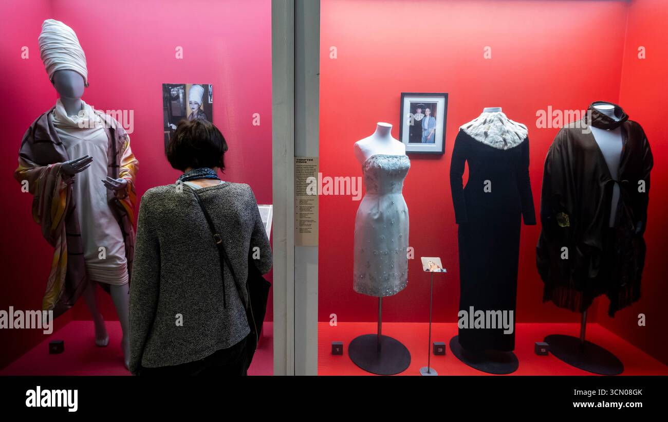 London, UK. 18 September 2025. (L) ‘Patterned robe and chemise dress ...