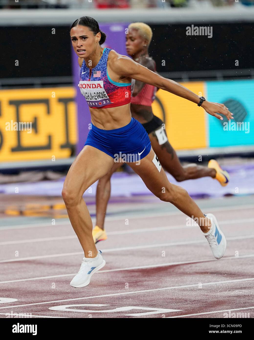 United States' Sydney McLaughlin-Levrone wins the women's 400 meters ...