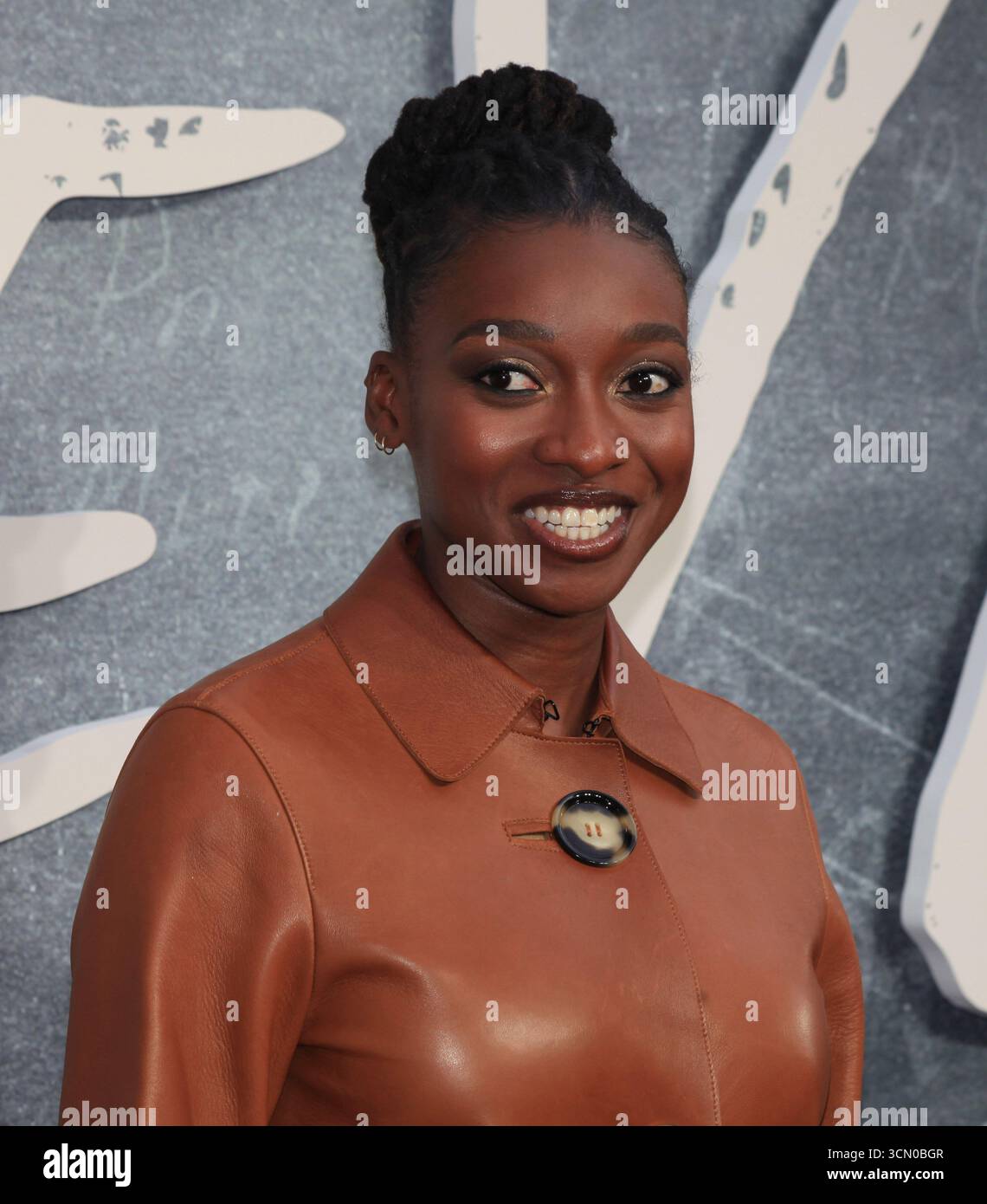 London, UK. Simbi Ajikawo at the Steve film premiere. Curzon Mayfair ...