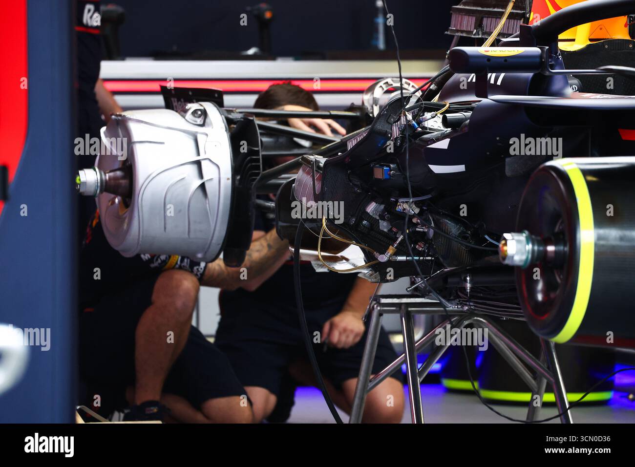 Red Bull Racing RB21, mechanical detail radiator during the 2025 ...