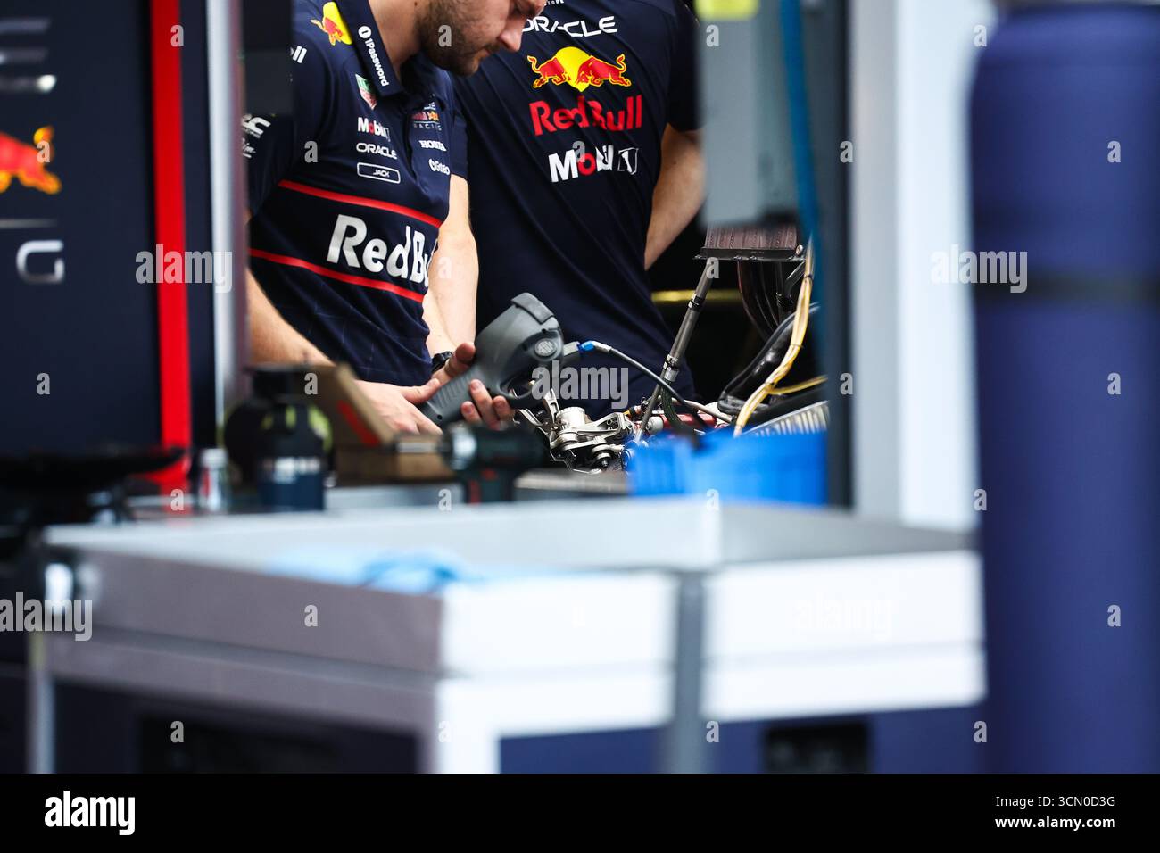 Red Bull Racing RB21, mechanical detail radiator during the 2025 ...