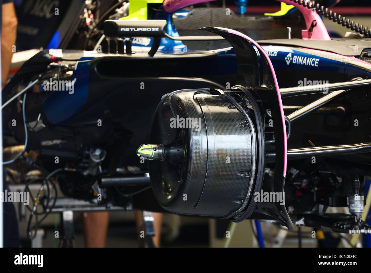 Alpine F1 Team A525, mechanical detail front brake ducts during the 2025 Formula 1 Qatar Airways ...