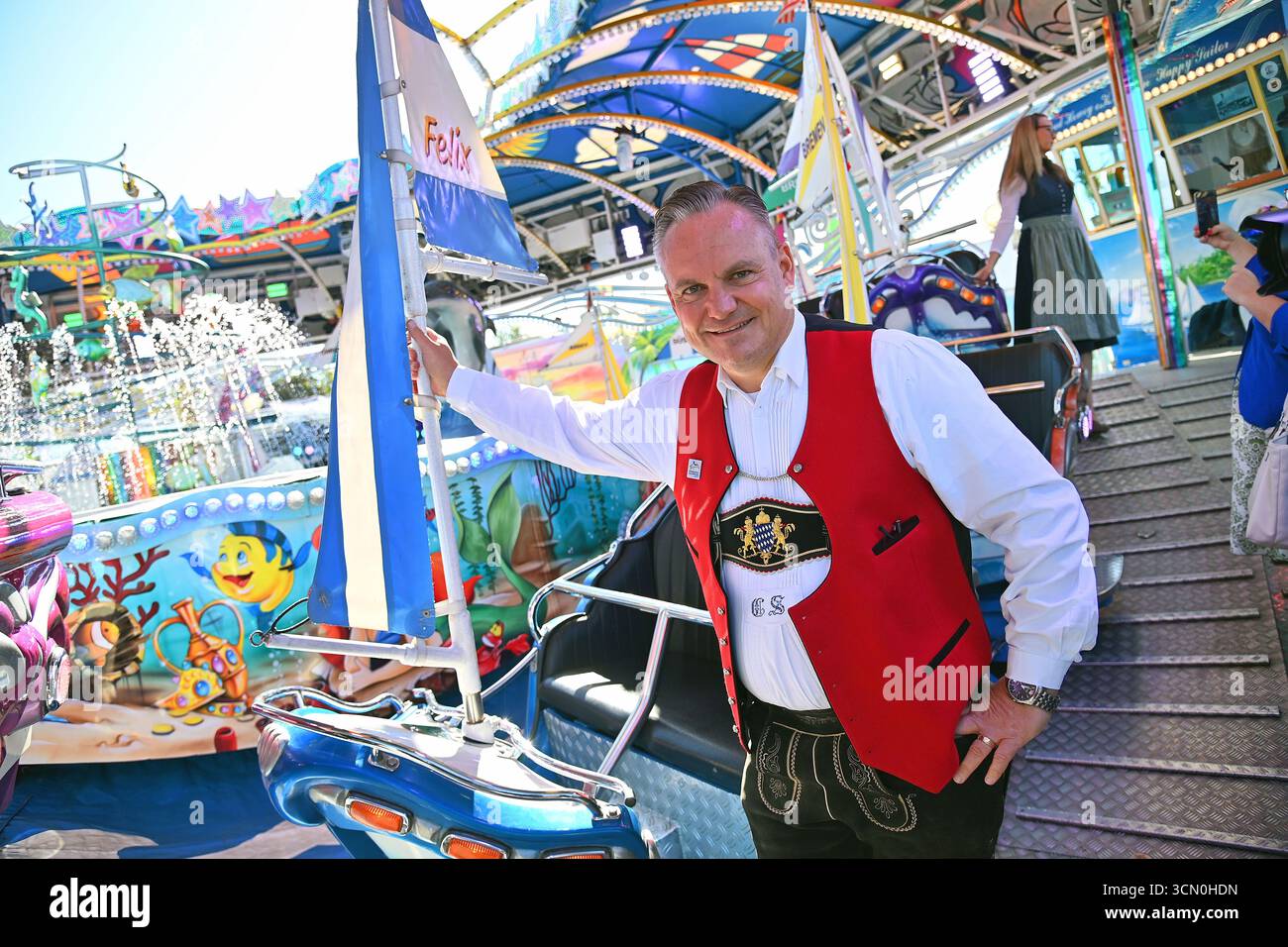 Wiesn director and economic advisor Dr. Christian Scharpf in front of a ...