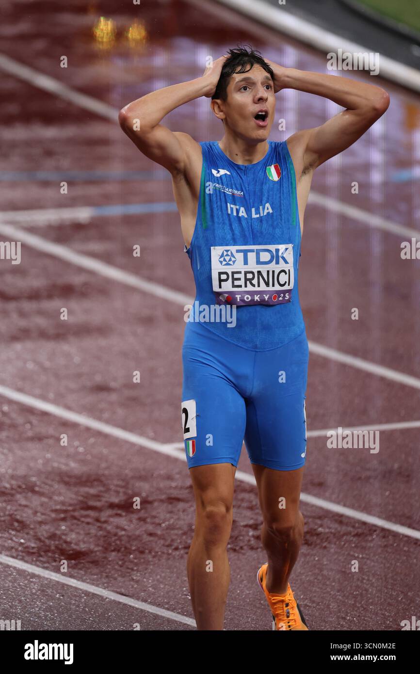 Francesco Pernici (ITA) after his 800m semi-final during the World ...