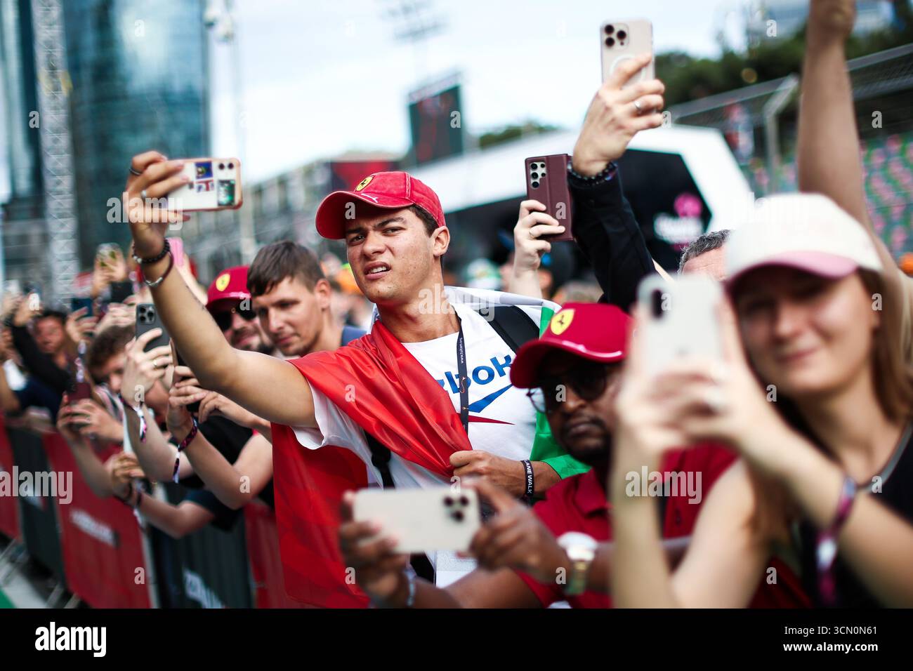 Scuderia Ferrari fans during the 2025 Formula 1 Qatar Airways ...