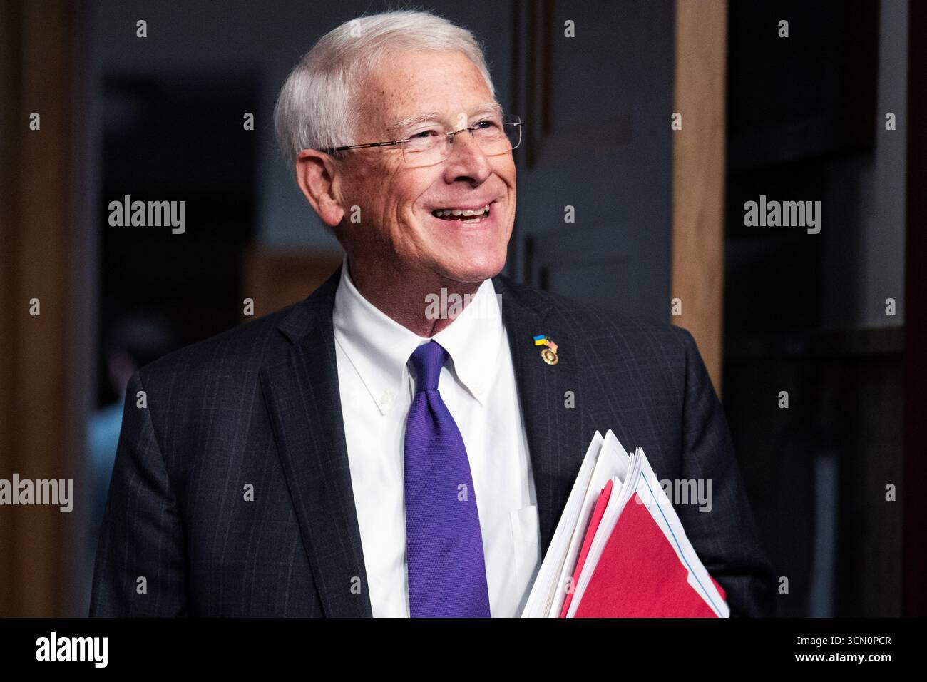 UNITED STATES - SEPTEMBER 18: Chairman Roger Wicker, R-Miss., arrives ...