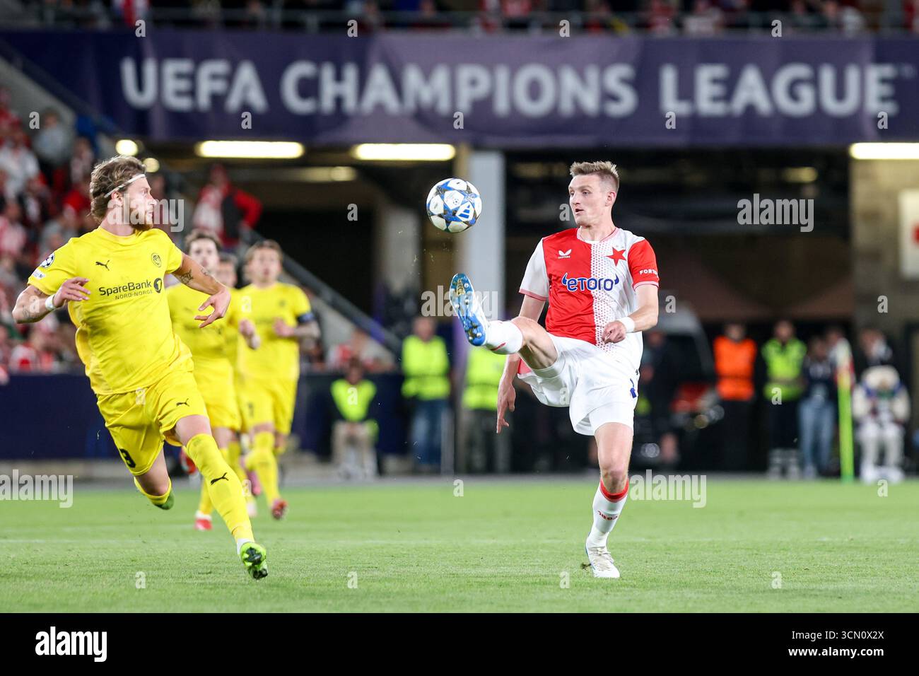 17.09.2025 Praga Mecz UEFA Ligi Mistrzow sezon 2025/26 Slavia Praha ...