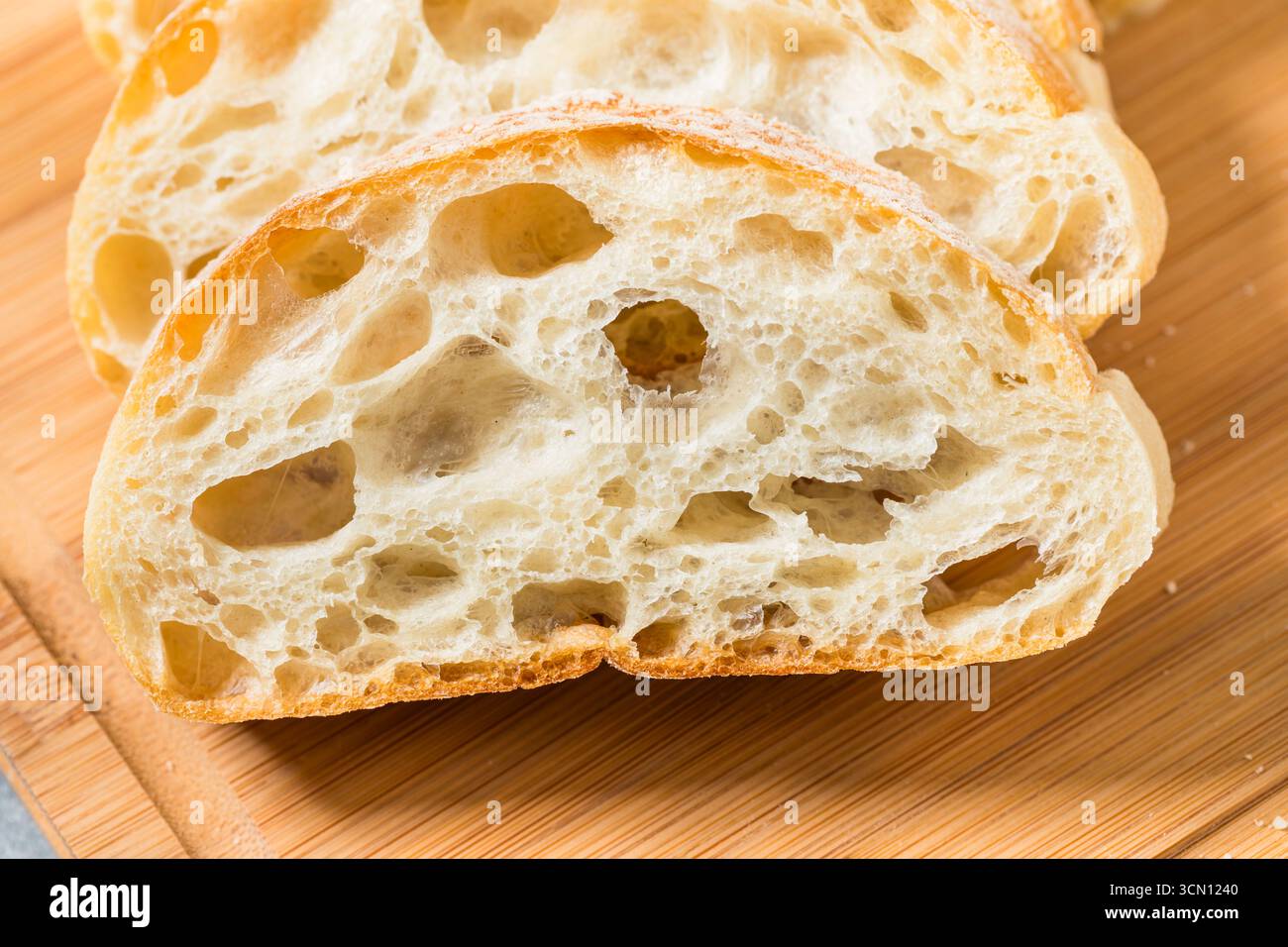 Homemade Crusty Ciabatta Bread Loaf Ready to Eat Stock Photo - Alamy