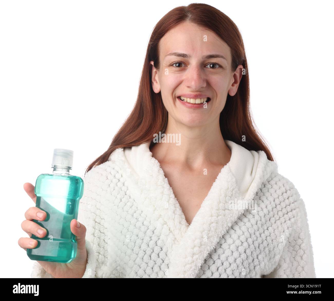 Woman rinsing mouth mouthwash hi-res stock photography and images - Alamy