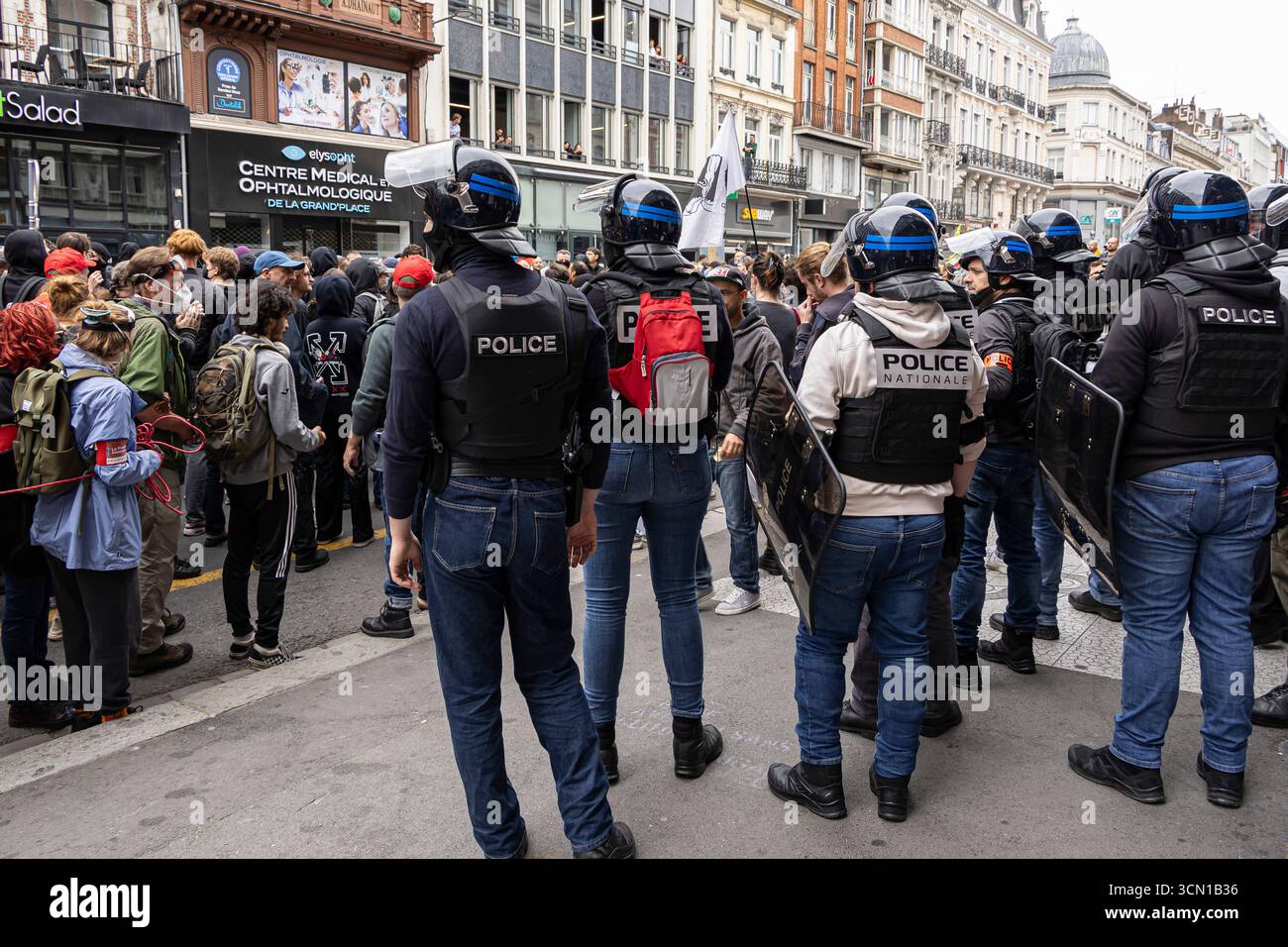 Demonstration for the strike day of September 18, 2025, in Lille ...