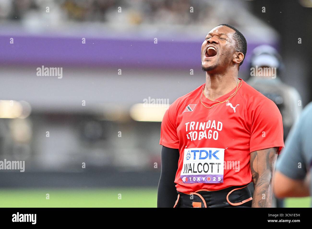 Keshorn Walcott (Trinidad and Tobago) during the javelin throw final ...