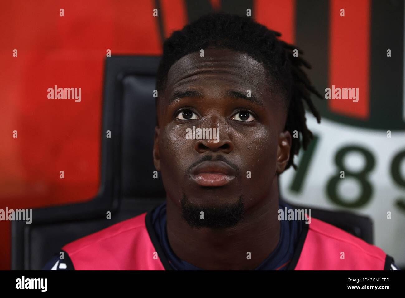 Milan, Italy, 14th September 2025. Jonathan Rowe of Bologna FC looks on ...