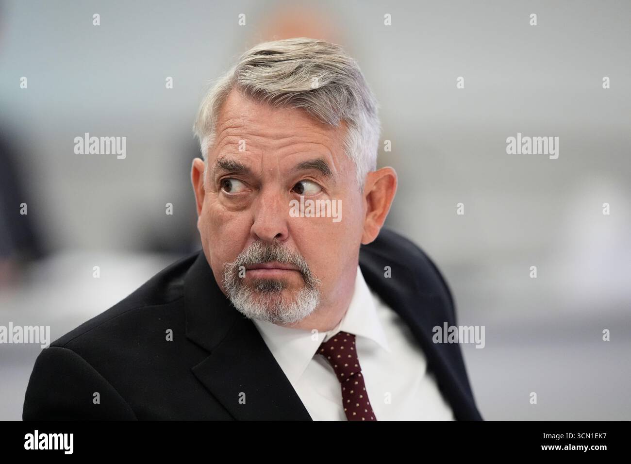 Committee member, Dr. Joseph Hibbeln, listens during a meeting of the ...