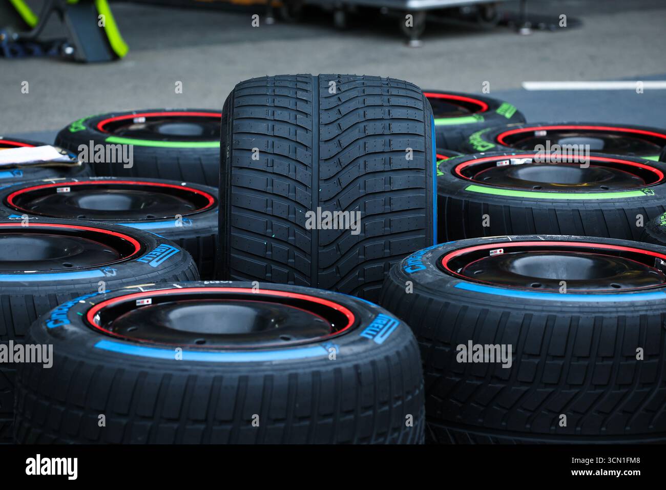 Pirelli tyres, pneus, tyre, pneu, during the 2025 Formula 1 Qatar ...