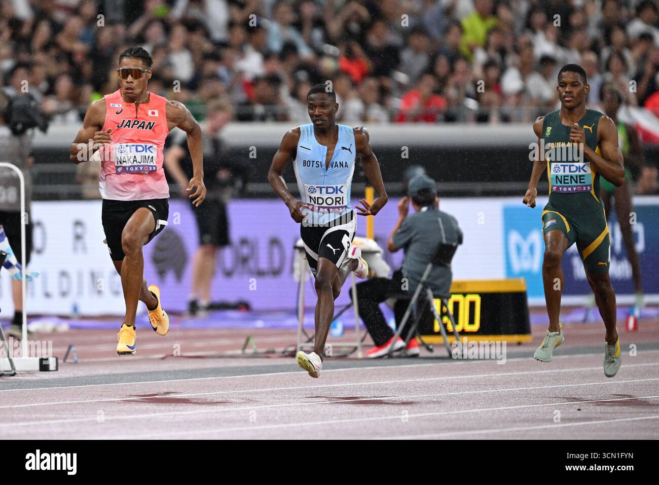 (L-R) Yuki Joseph Nakajima (JPN), Bayapo NDORI (BOT), Zakithi NENE (RSA ...