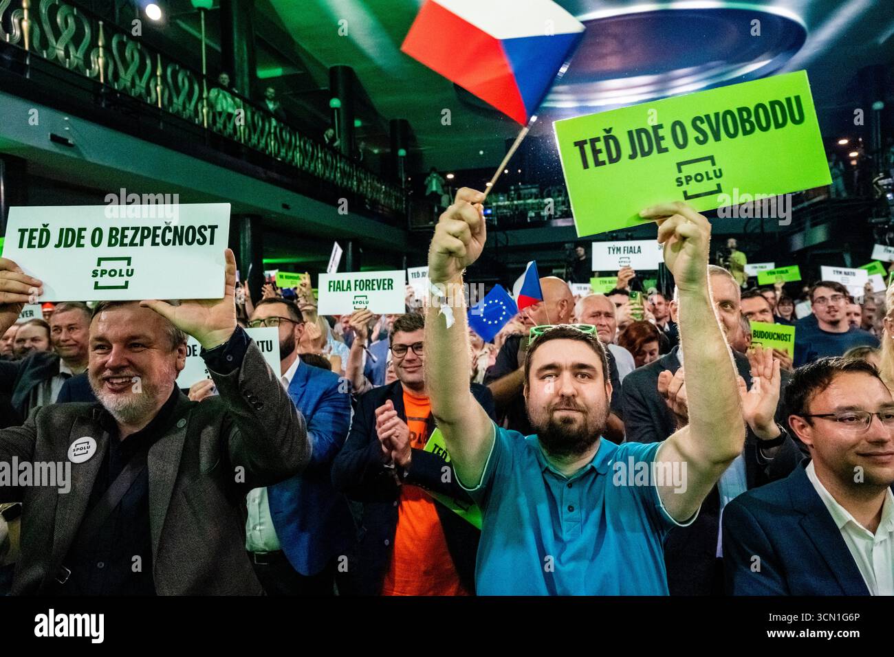 The launch of the main phase of the Spolu (Together) coalition's ...