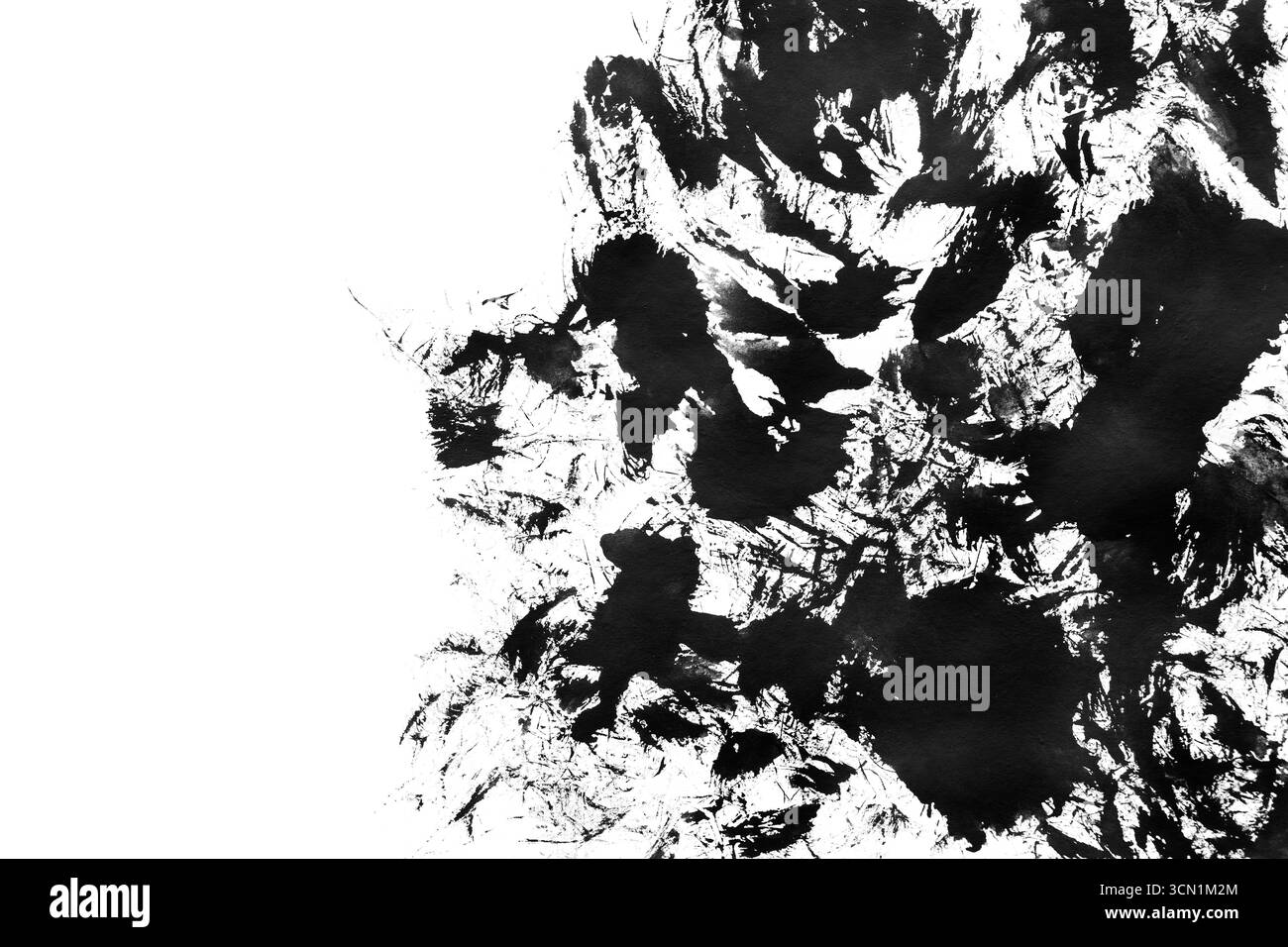 Brush strokes background abstract Black and White Stock Photos & Images ...