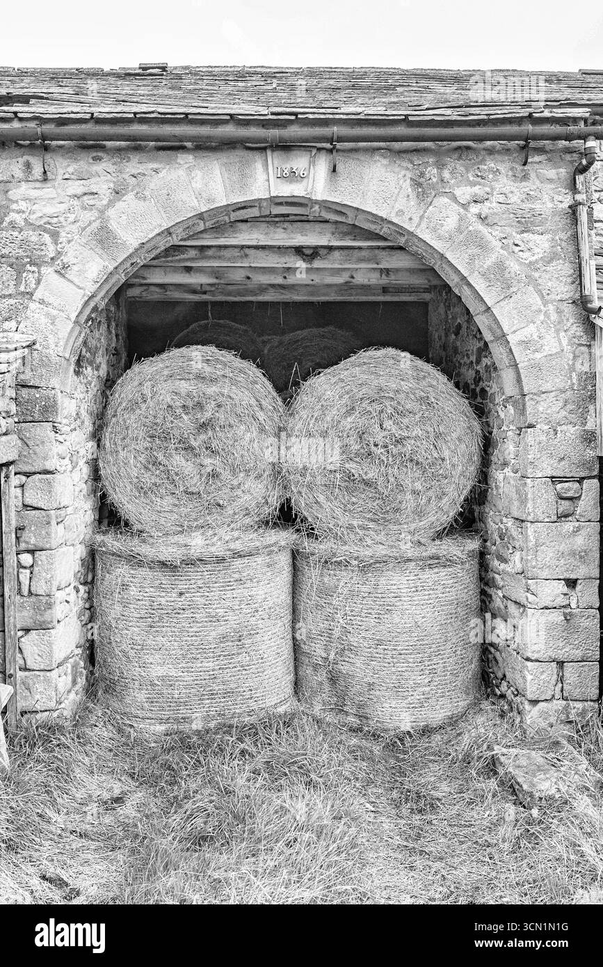 Little barn big barn Black and White Stock Photos & Images - Alamy