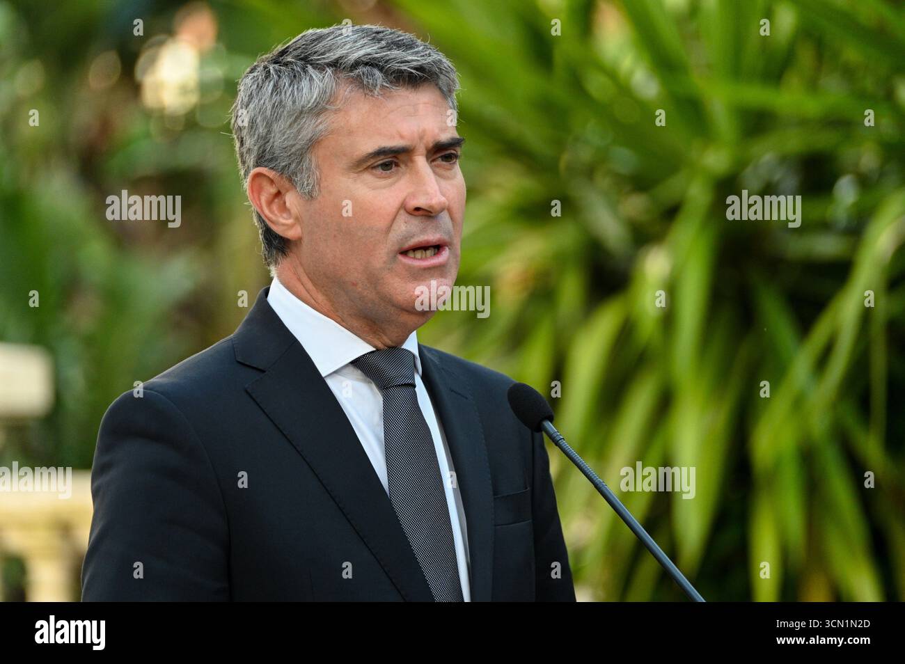 Lisbon, Portugal. 18 September 2025. Jose Luis Carneiro, Secretary ...