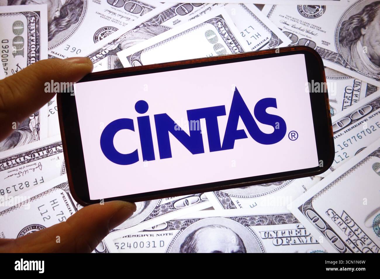 September 15, 2025, Poland: In this photo illustration, the Cintas ...