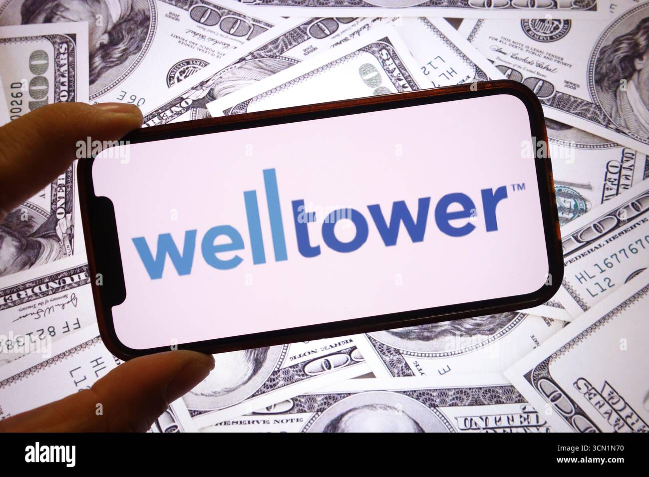 September 15, 2025, Poland: In this photo illustration, the Welltower ...