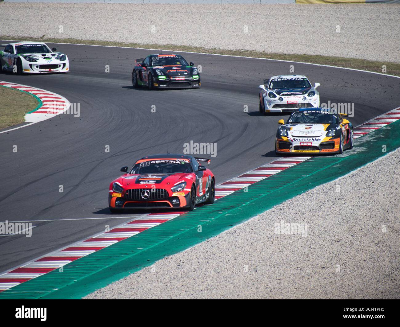 Aerial two sports cars racing hi-res stock photography and images - Alamy