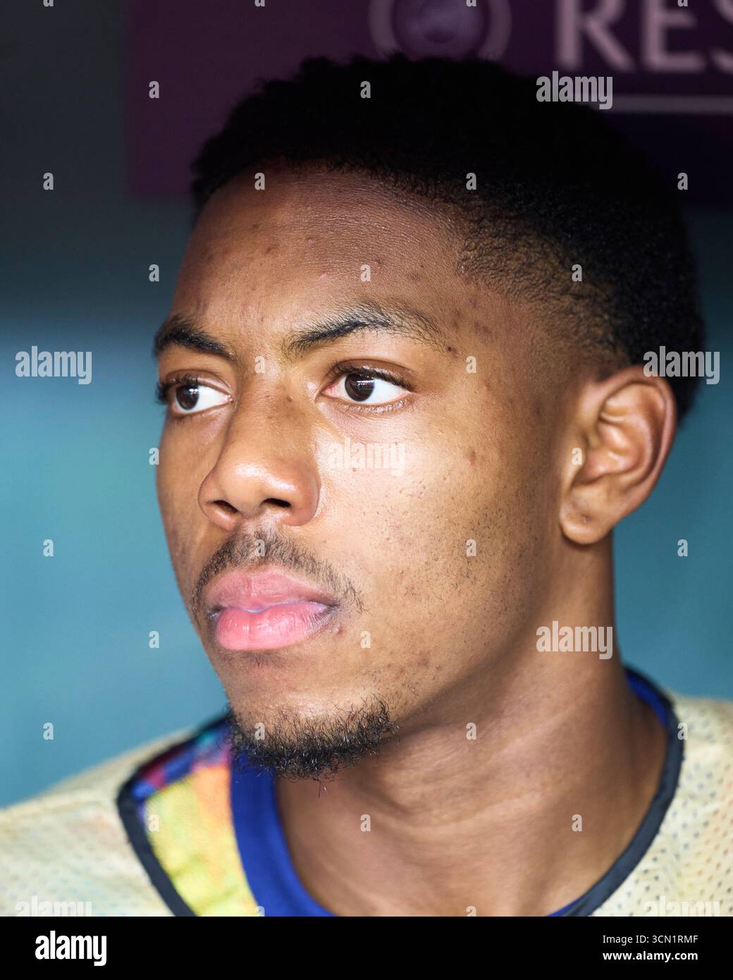 Myles Lewis-Skelly of Arsenal FC looks on during the UEFA Champions ...