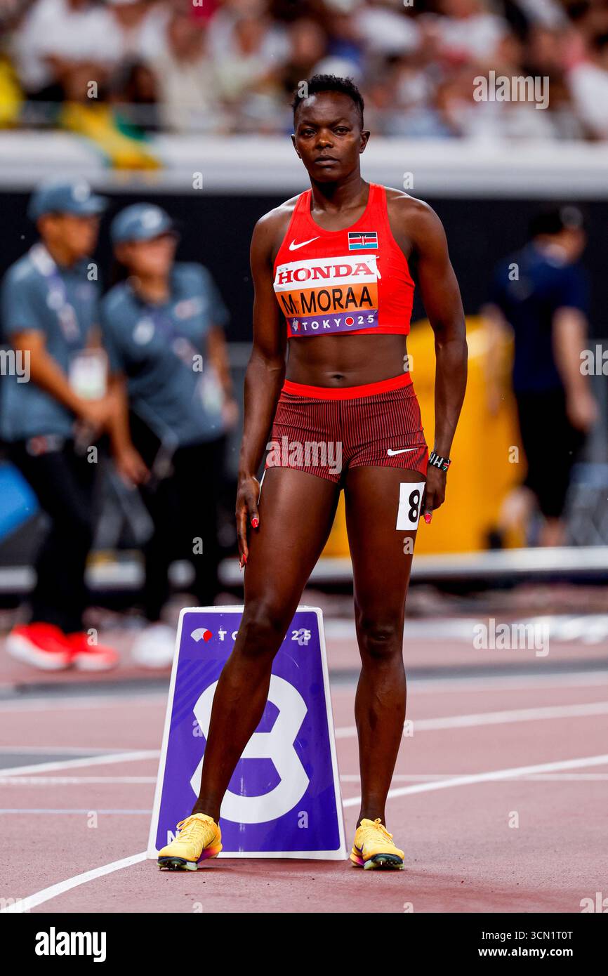 Mary Moraa of Kenya competing in the Women's 800 Metres during World ...