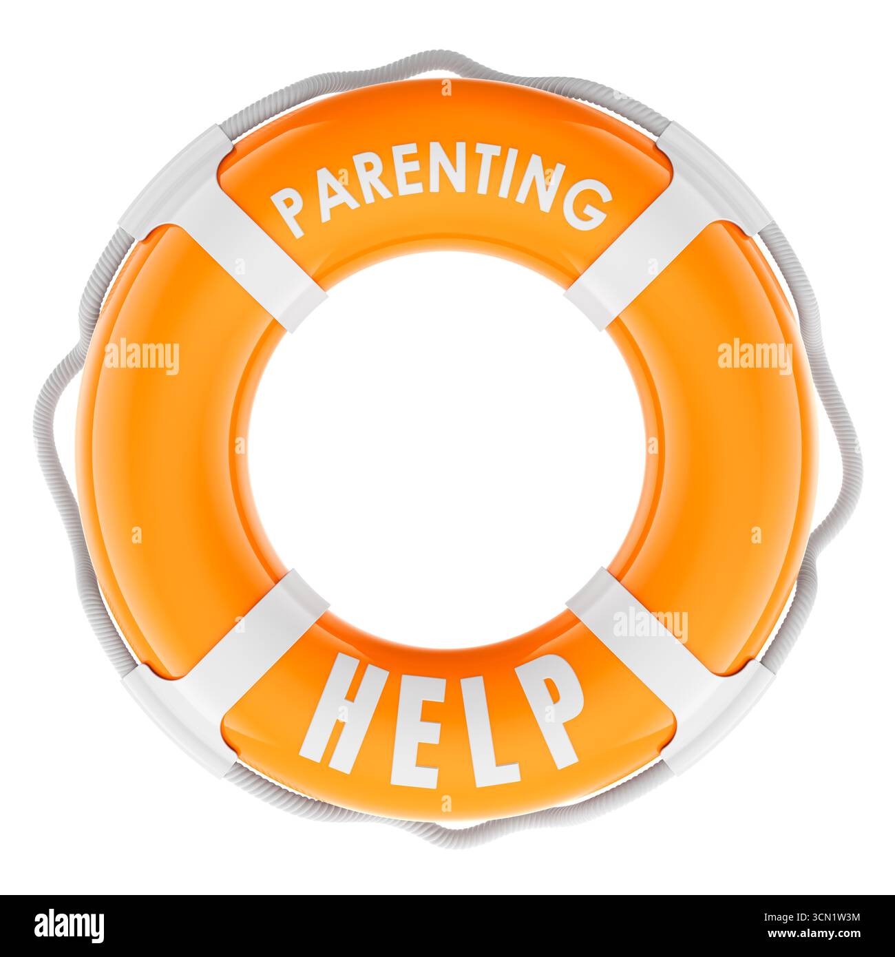 Parenting Help, lifebuoy. Symbolizing support, assistance and guidance ...