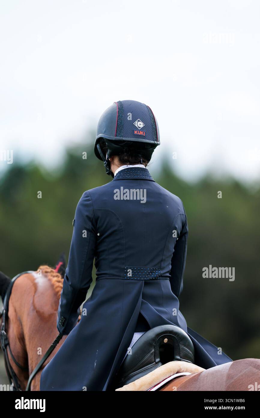 Kumru Say of Turkey with Baladin De L'ocean Ja during the dressage at ...