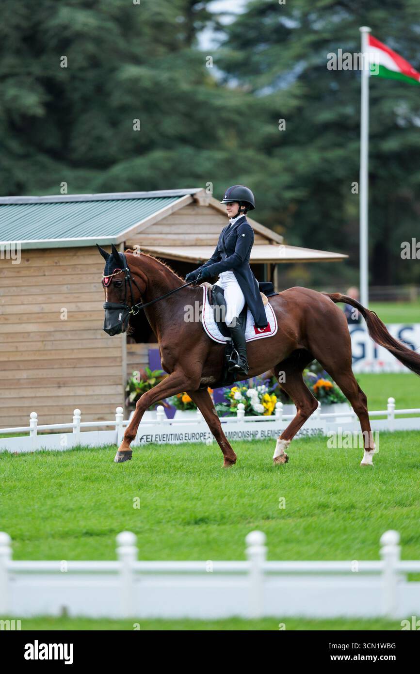 Kumru Say of Turkey with Baladin De L'ocean Ja during the dressage at ...