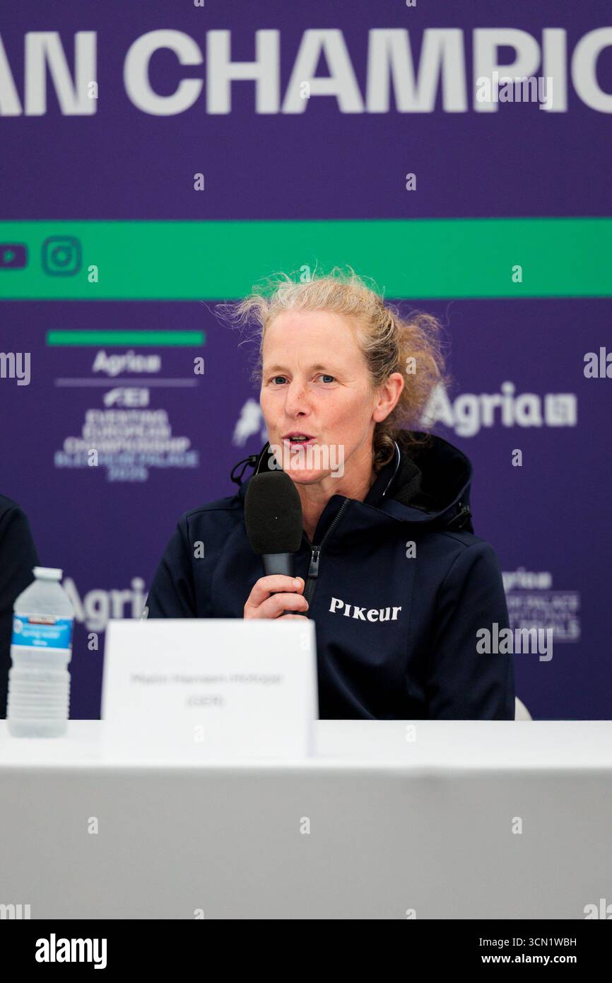 Malin Hansen-hotopp of Germany during the leaders’ press conference at ...