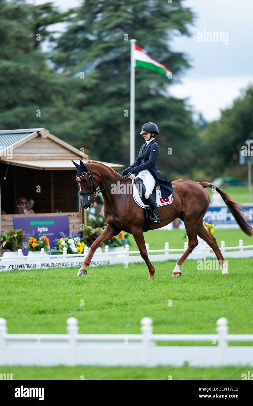 Kumru Say of Turkey with Baladin De L'ocean Ja during the dressage at ...