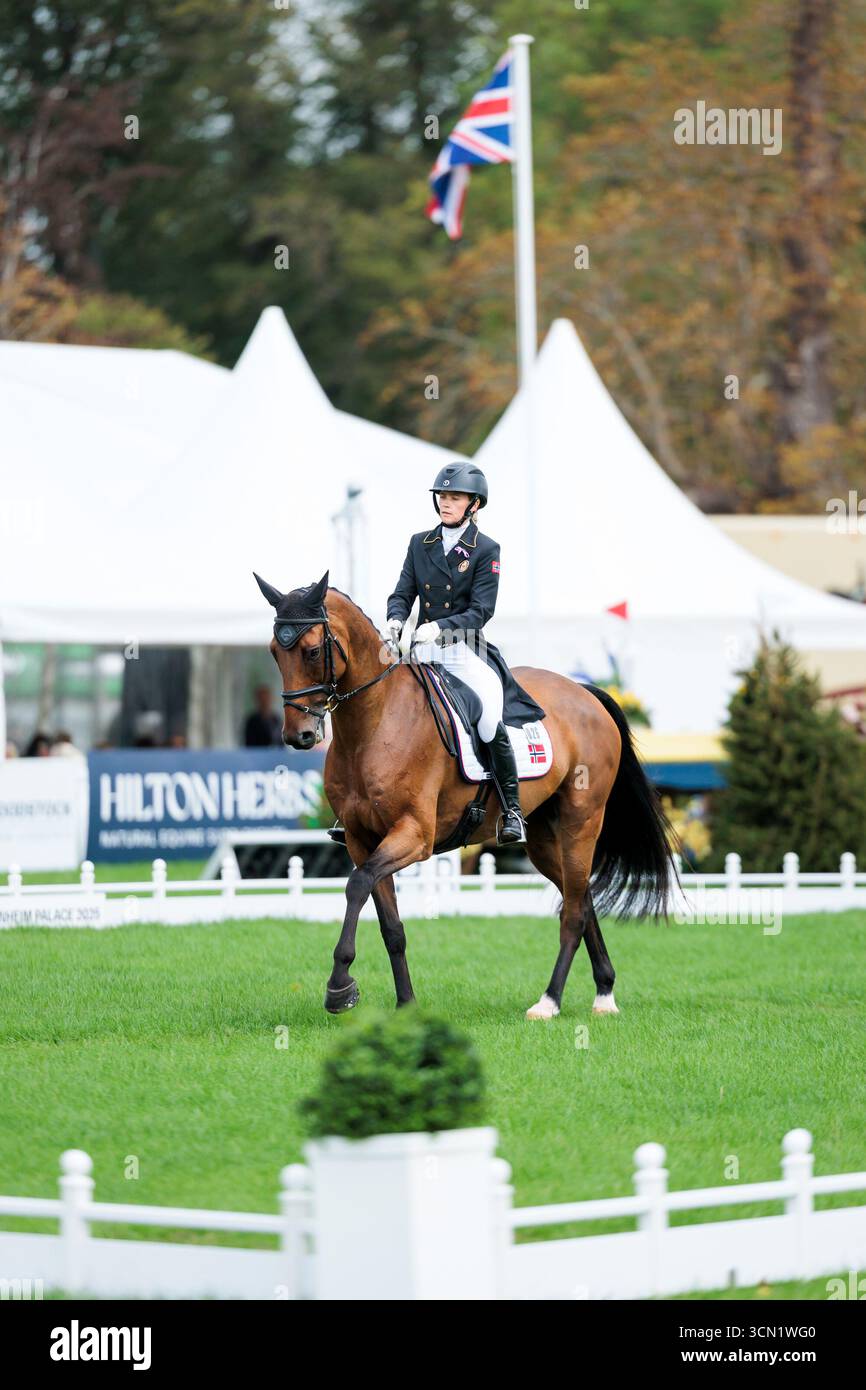 Yasmin Olsson Payne of Norway with Cos Me Will during the dressage at ...