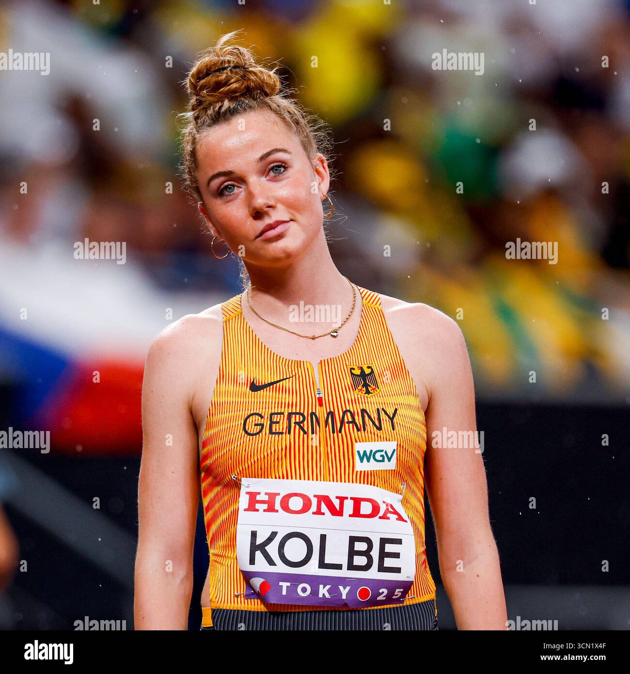 Smilla Kolbe of Germany competing in the Women's 800 Metres during ...