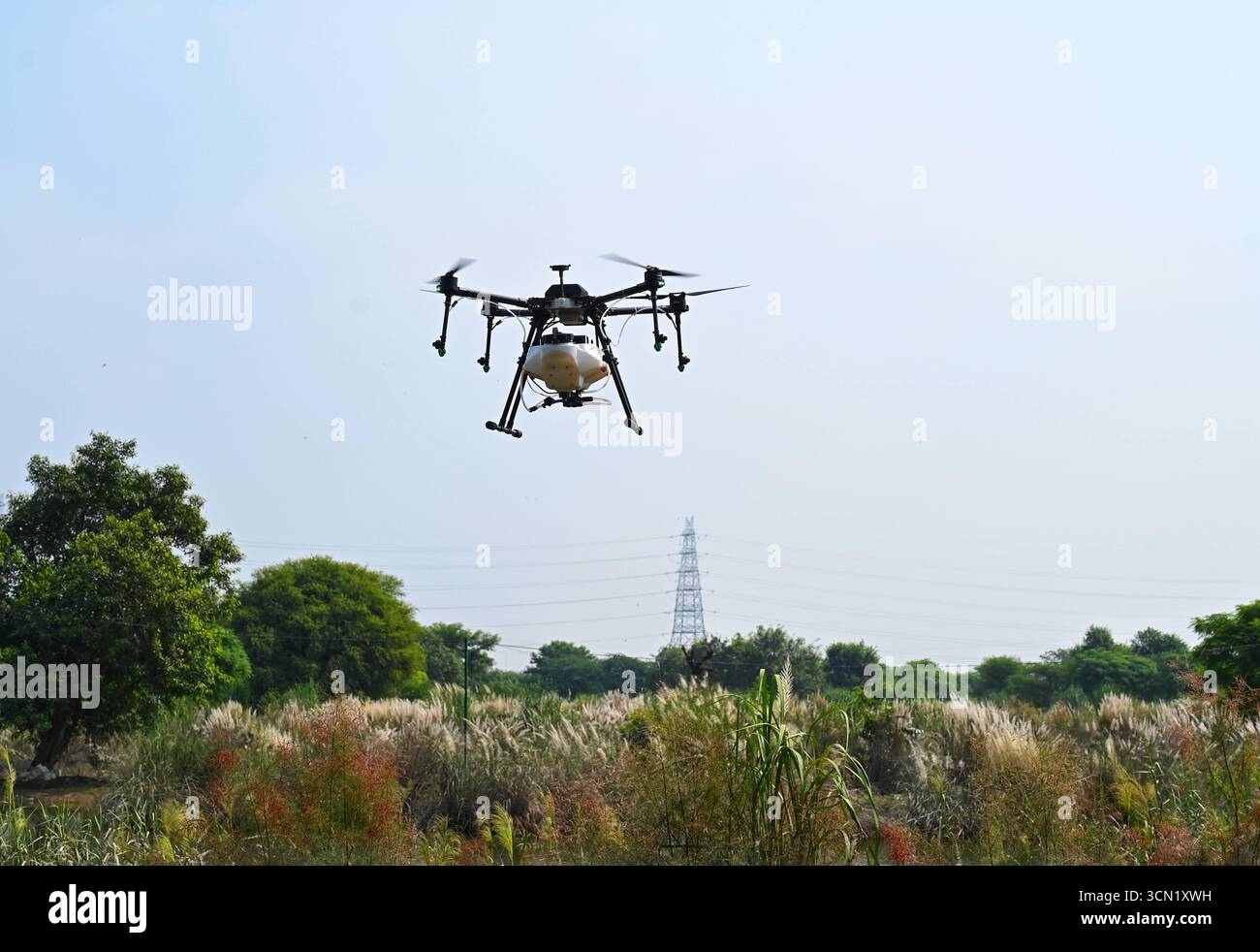 NEW DELHI, INDIA - SEPTEMBER 18: Drone launched by MCD Mayor Raja Iqbal ...